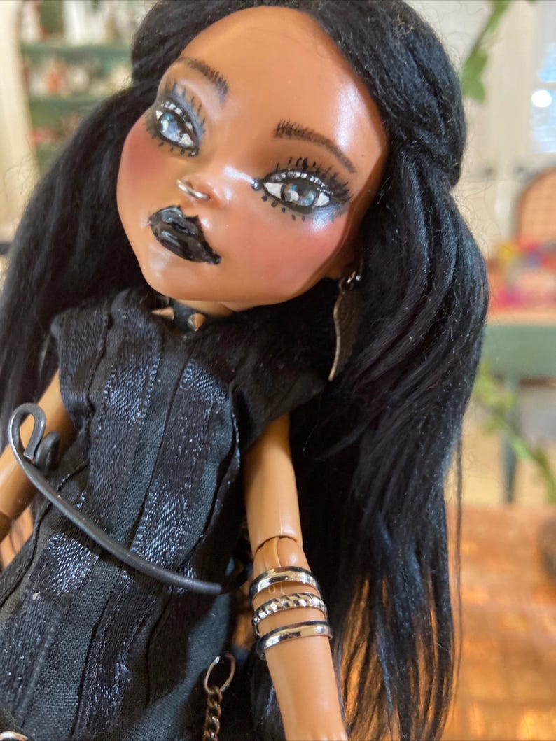 Goth Inspired Monster High Trick or Treater Repaint - Etsy