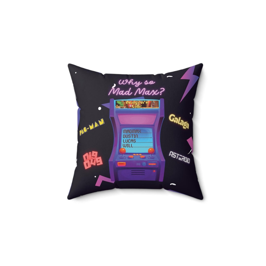 Why so Mad Max Stranger Things Inspired Palace Arcade 80's Square ...