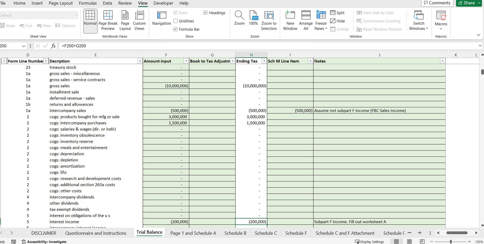 Form 5471 and 8992 Calculation Template - Etsy
