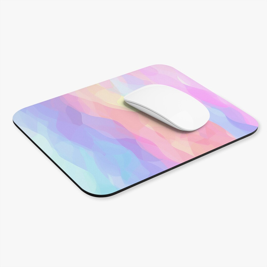 The Cute Rainbow of Pastel Colors Mouse Pad | Charming Design Mouse Pad ...