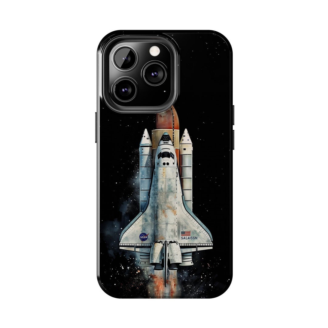 Space Shuttle and Stars Case | Unique Design Phone Case | iPhone 15/14 ...