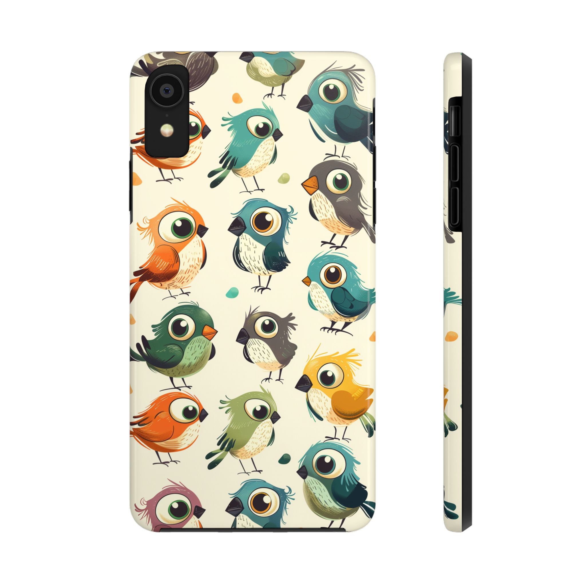 Funny Cartoon Birds Case | Unique Design Phone Case | iPhone 15/14/13 ...