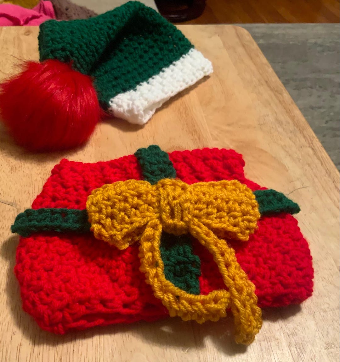 Christmas Gift Photo Prop Diaper Cover Set - Etsy