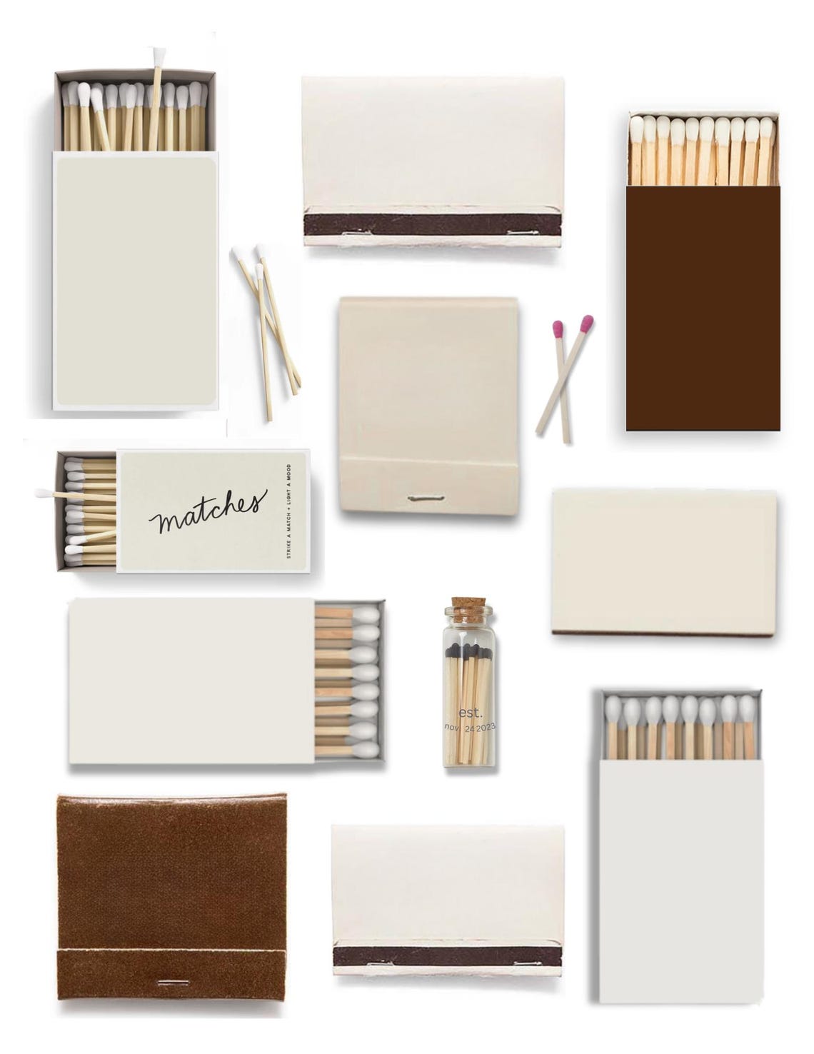 Matchbox Art Template, Blank Matchbox Template, Blank Matchbox Digital ...