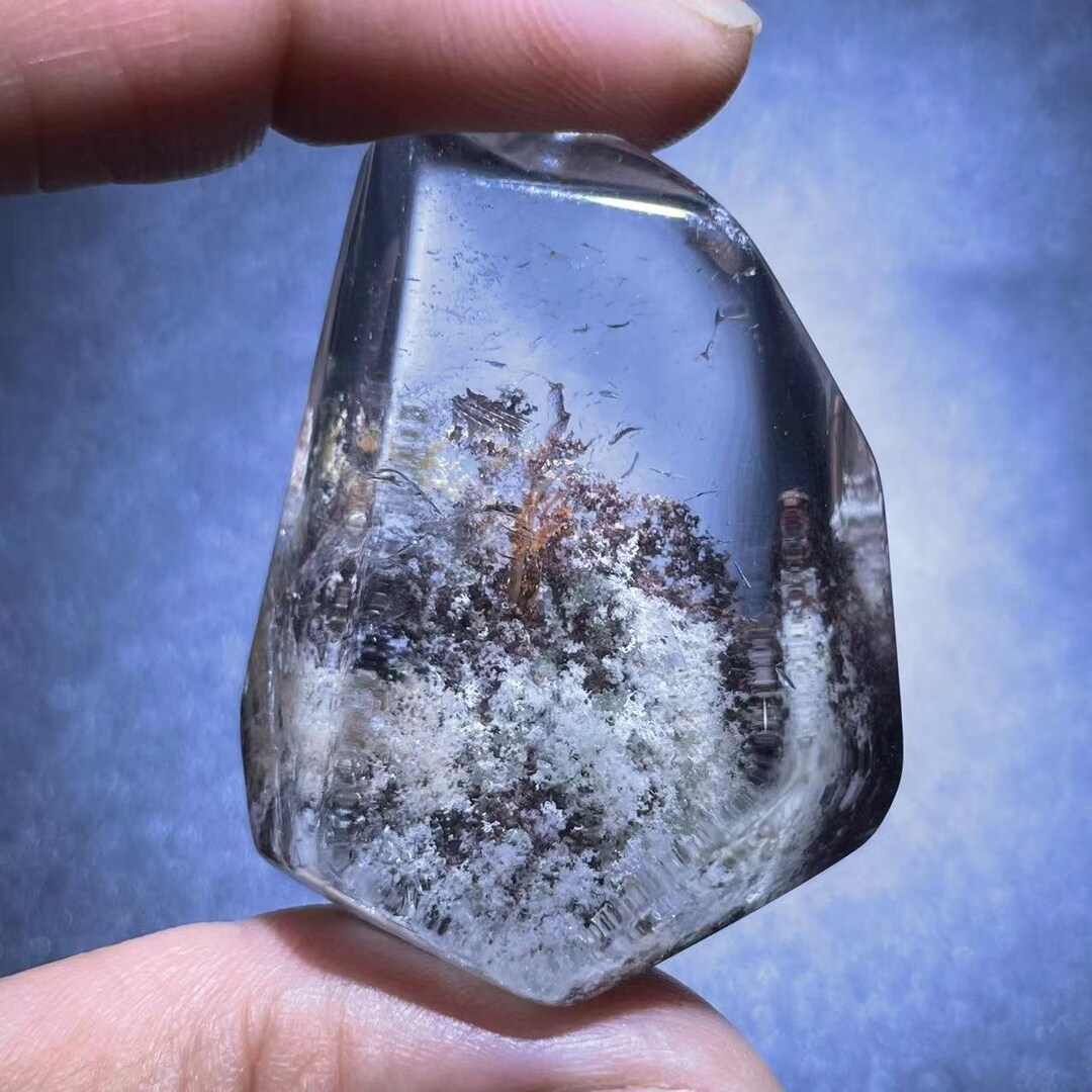 Rare Natural Colorful Ghost Phantom, Quartz Crystal Specimen,crystal ...