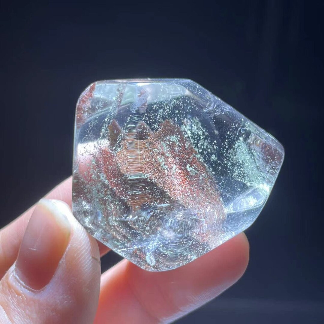 Rare Natural Colorful Ghost Phantom, Quartz Crystal Specimen,crystal ...