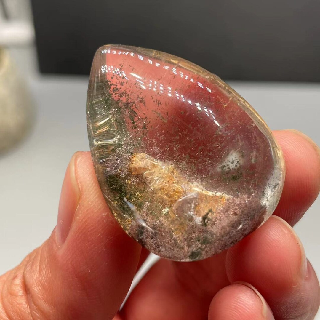 Rare Natural Colorful Ghost Phantom, Quartz Crystal Specimen,crystal ...