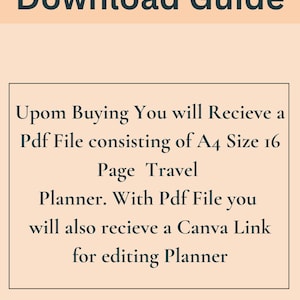 Travel Guide, Travel Journal, Editable Travel Itinerary Planner, A4 ...