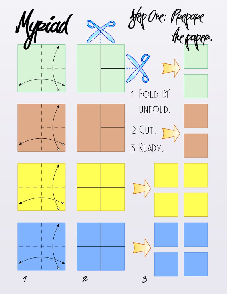 Origami Myriad Quilt Tutorial PDF Booklet - Etsy