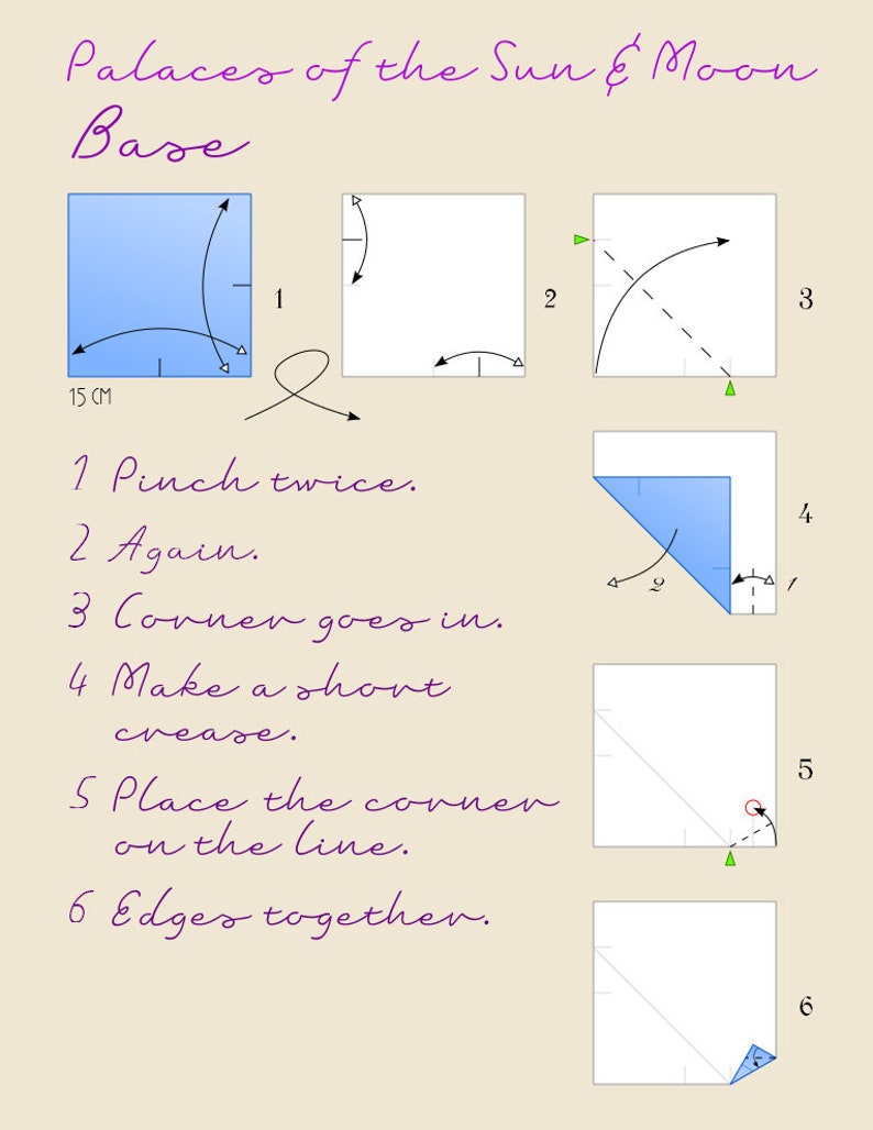 Origami Palaces of the Sun and Moon Boxes Tutorial PDF Booklet - Etsy