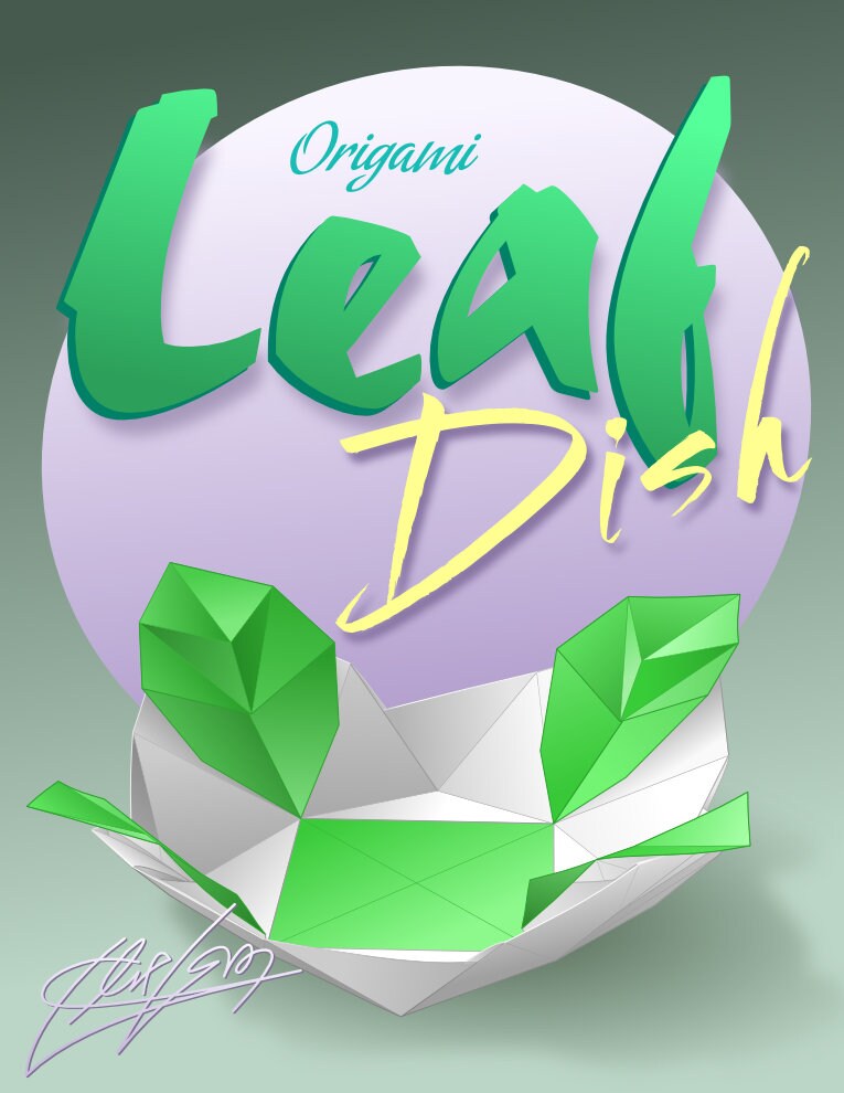 Origami Leaf Dish Tutorial PDF Booklet - Etsy