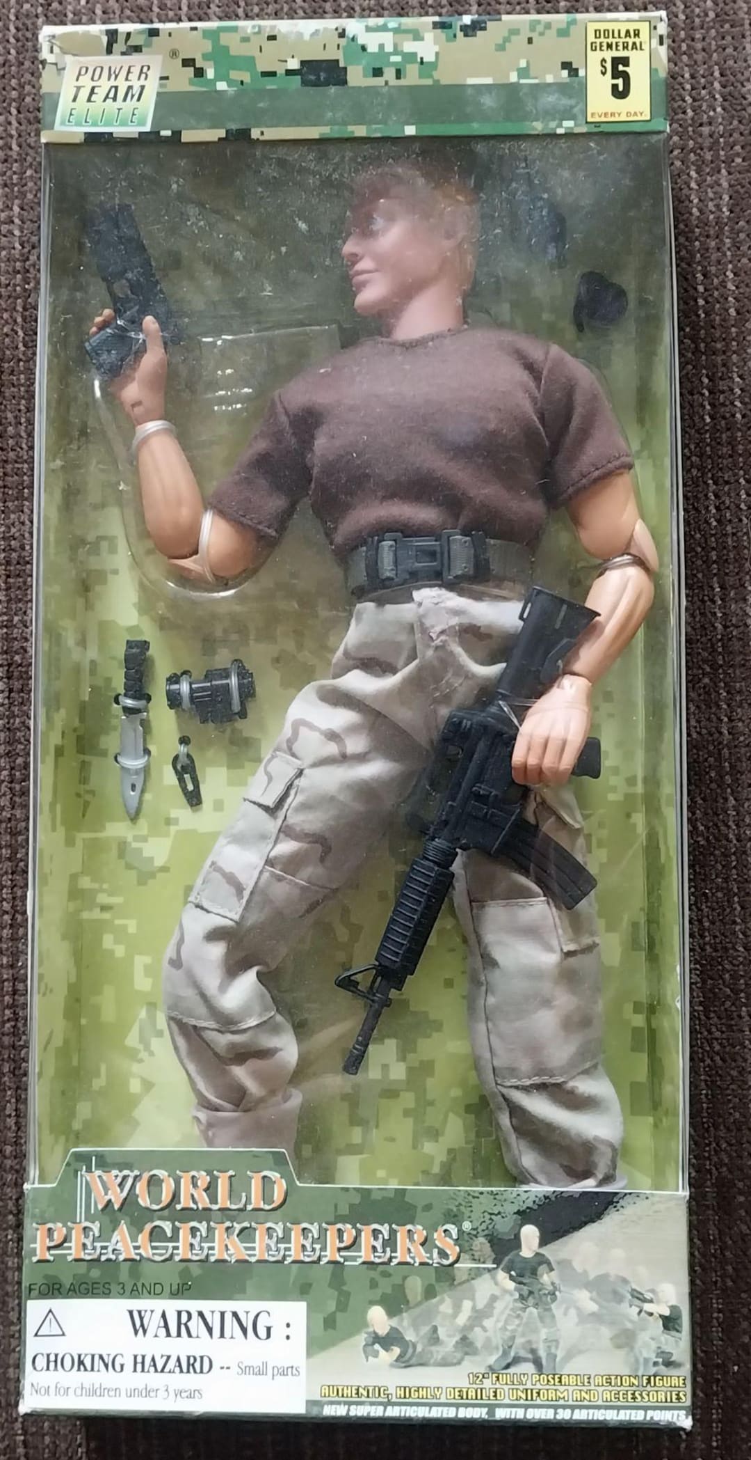Power Team Elite World Peacekeepers 12 Poseable Action Figure With ...