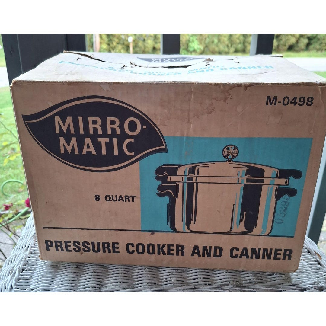 Mirro-matic 8 Qt Pressure Cooker & Canner M-0498 Aluminum Durable - Etsy