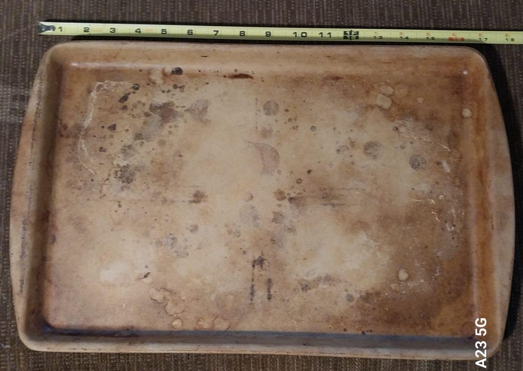 The Pampered Chef Stoneware Rectangle Baking Sheet 10 by 18 Inch - Etsy