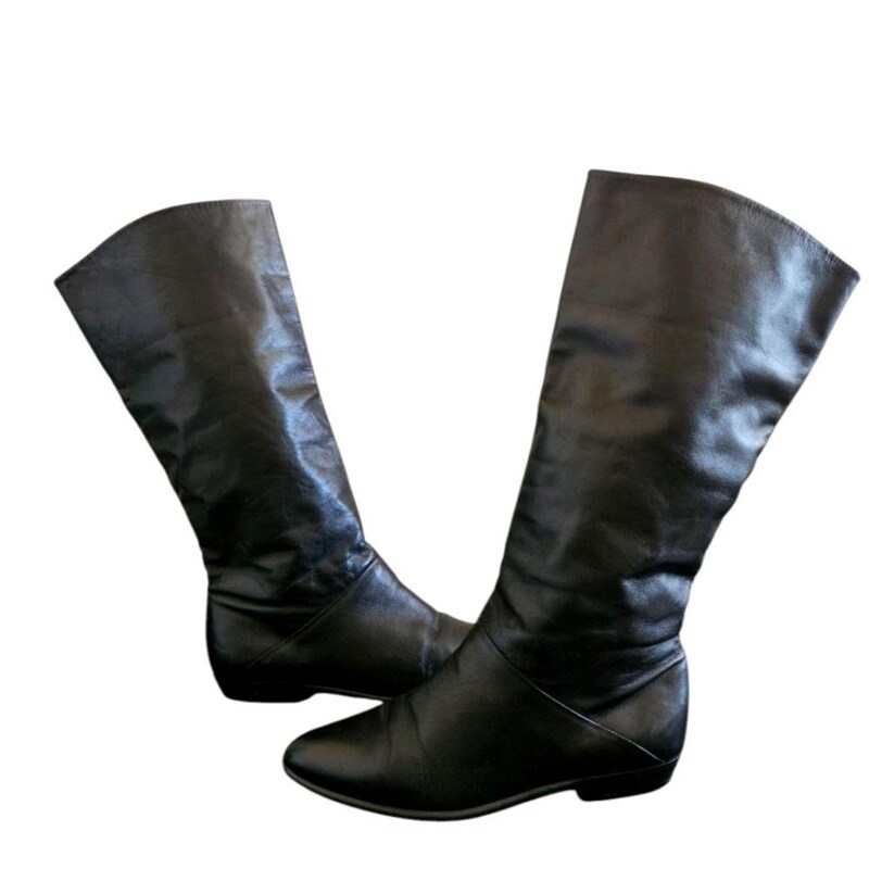 1980s Slouch Boots 7 - Etsy