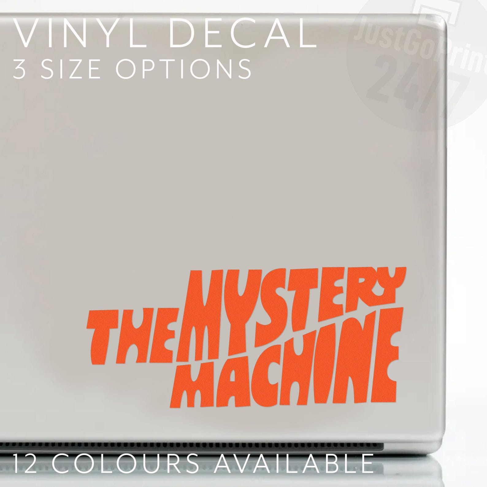 Mystery Machine Scooby Doo Window Bumper Van Laptop Sticker - 3 Sizes ...
