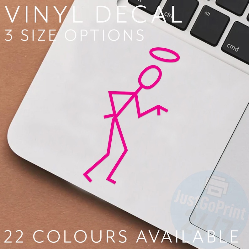 The Saint Stickman Vinyl Decal Car Window Laptop Sticker - 3 Sizes - 22 ...