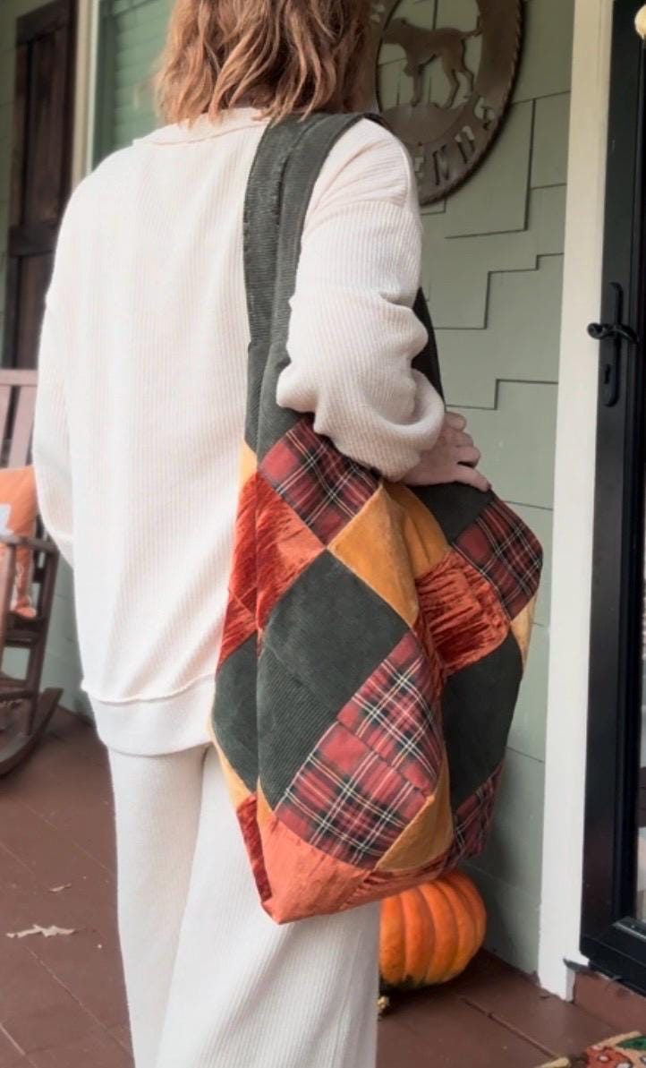 Mondo Bag, Tote, Travel Bag, Book Bag Quiltsmart - Etsy