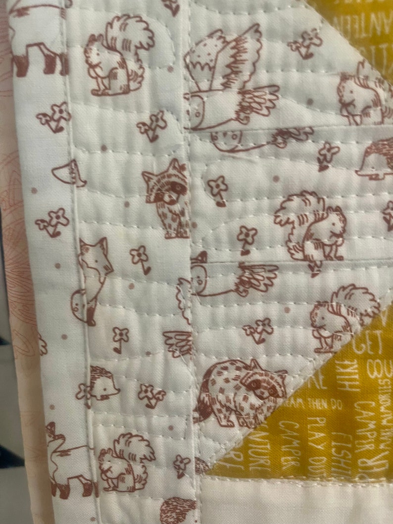 Adorable Woodland Creature Camping Baby Crib Shoo Fly Quilt - Etsy