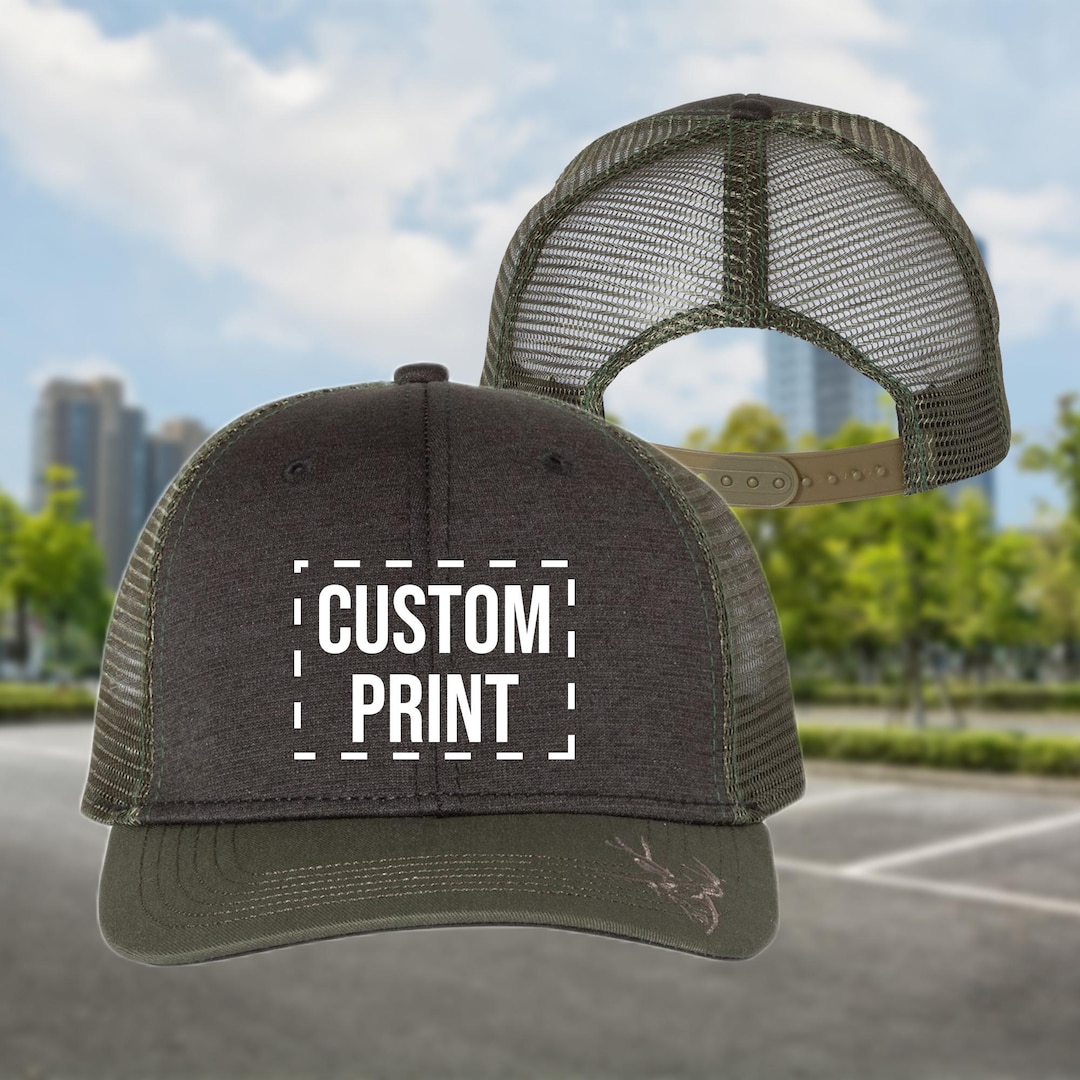 Custom DRI DUCK - Buck Head Trucker Cap Custom Design With Embroidery ...