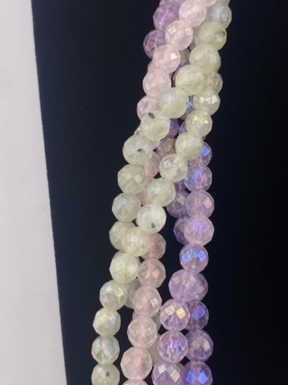 Multi-color quartz necklace - Gem