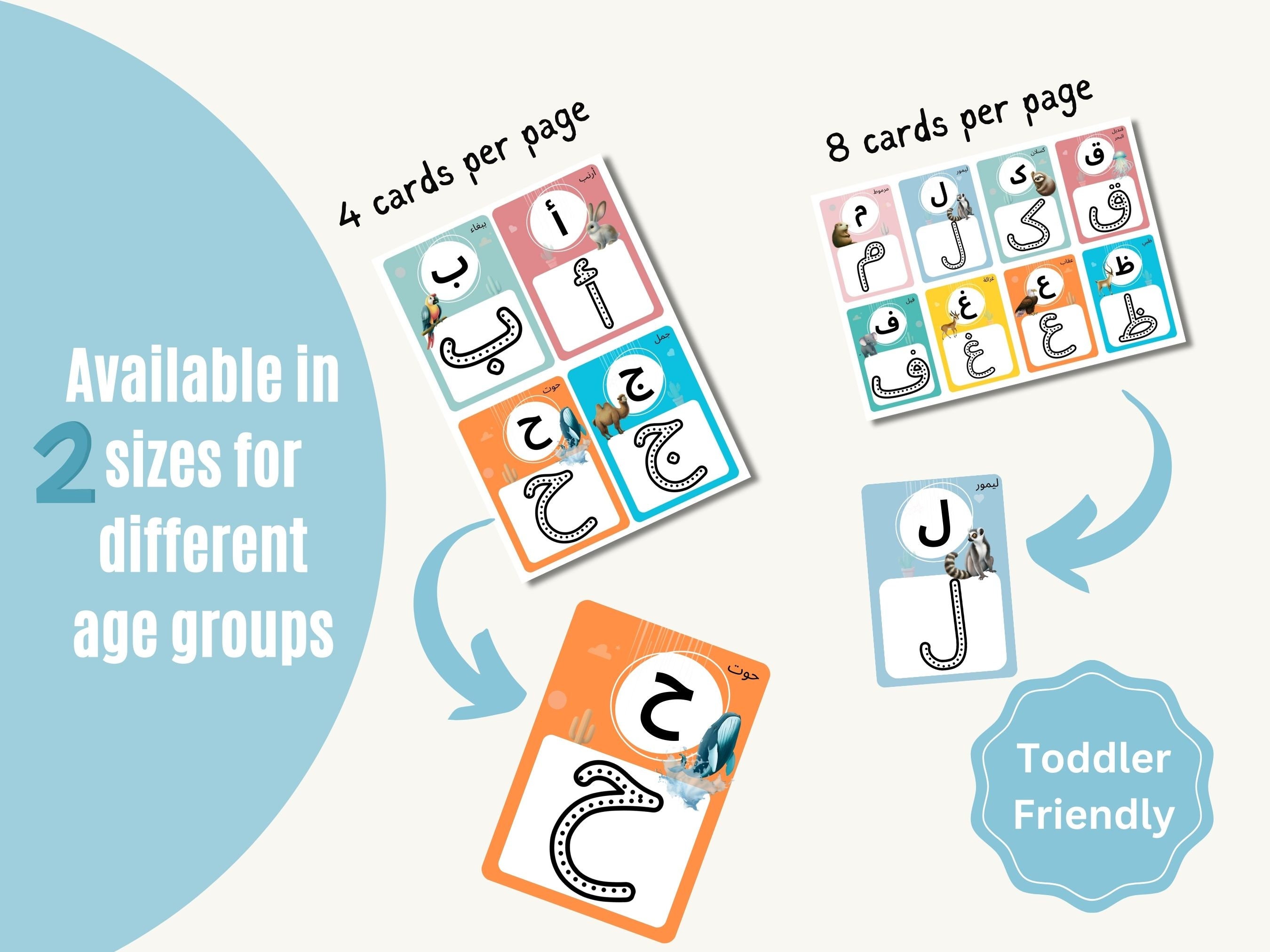 Tracing Arabic Letters, Alphabet Tracing, Tracing Arabic Flashcards ...