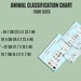 Classifications of Animals,vertebrate and Invertebrate Chart, Classroom ...