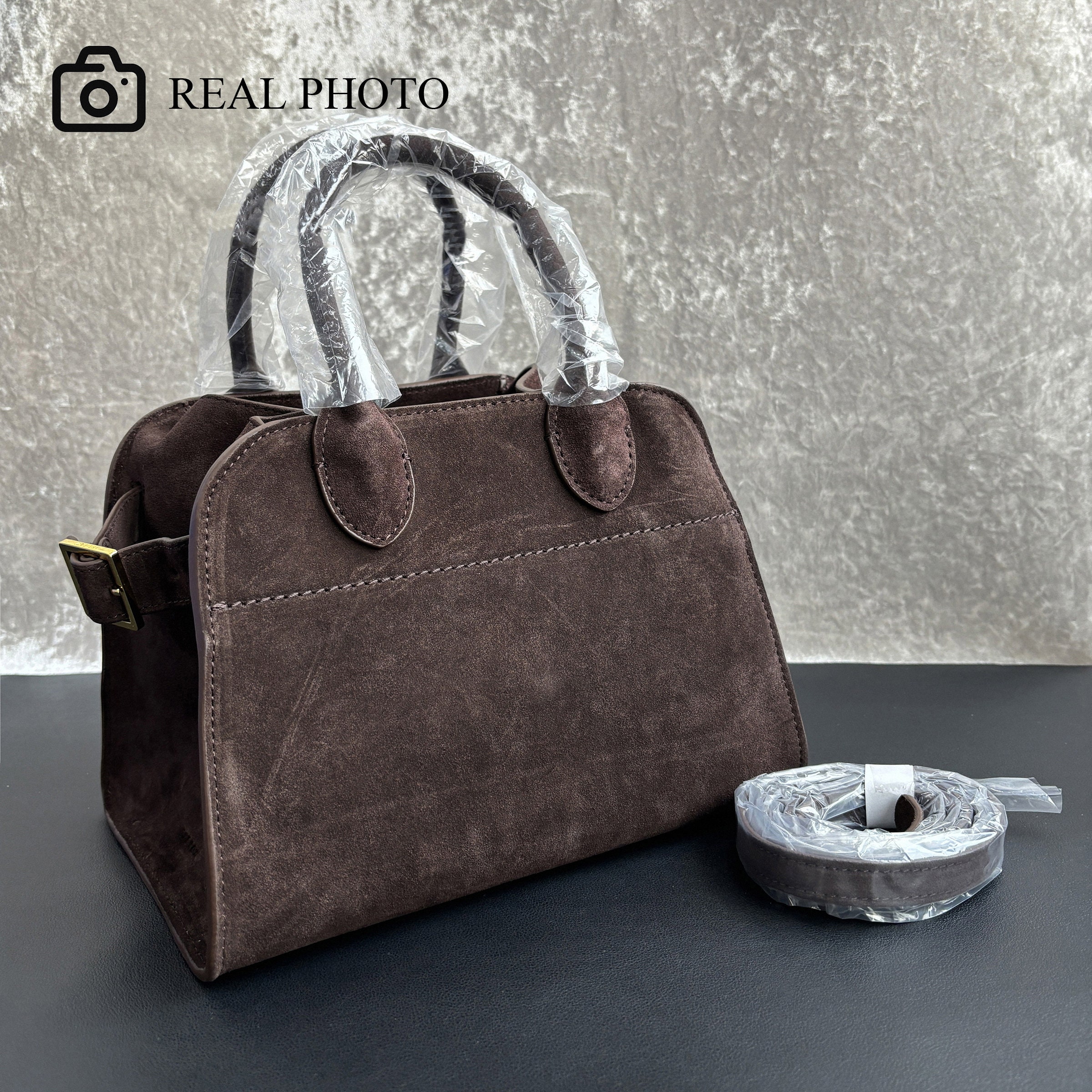 Suede Tote Bags, Womens Leather Top Handle Bag, Trendy Classic Tote Bag ...