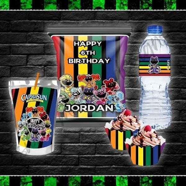 Smiling Critters Birthday Bag - Etsy