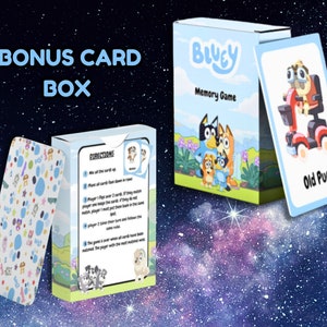 DIGITAL FILE .bluey Memory Card Game Printable, Matching Game, Matching ...