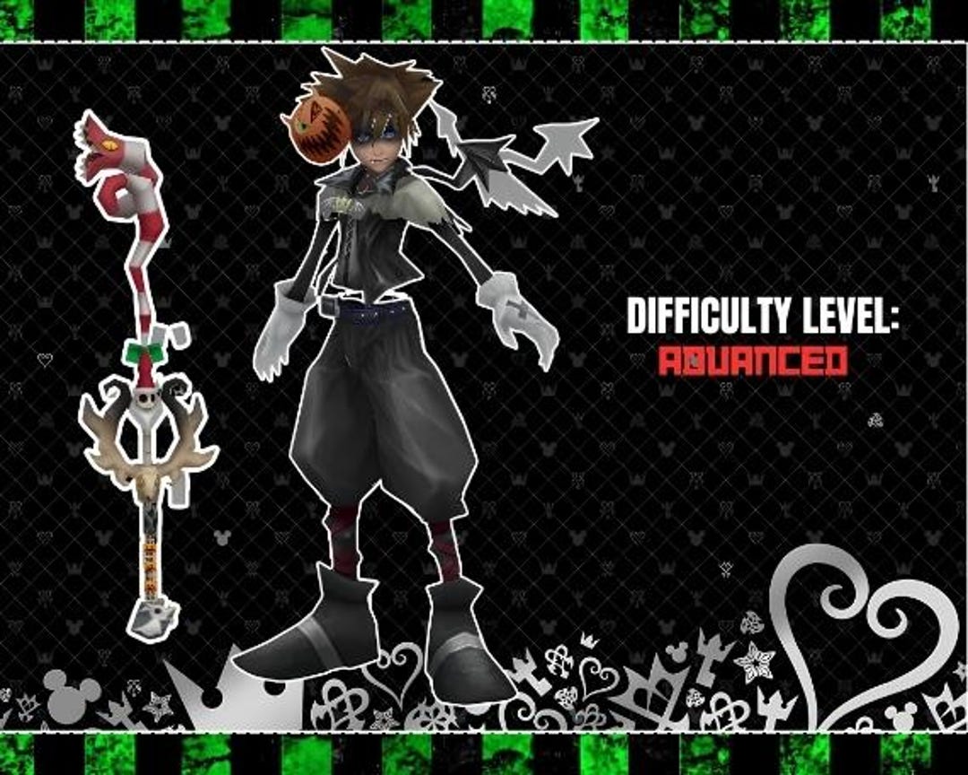 Digital File,kingdom Hearts,sora,halloween Town,paper Craft,digital ...