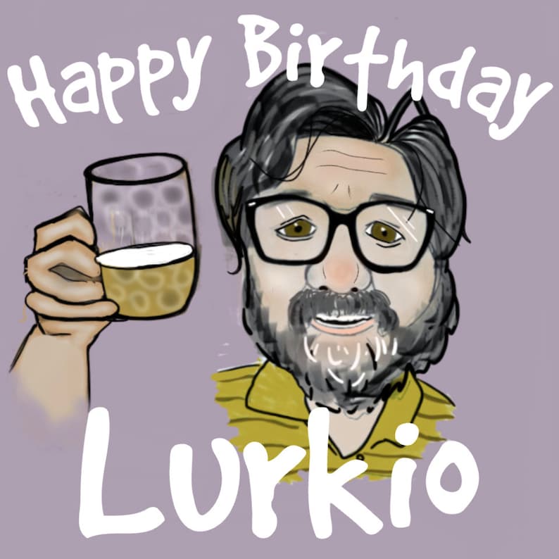 Jim Royle Caricatures Greetings Cards Birthday Art - Etsy