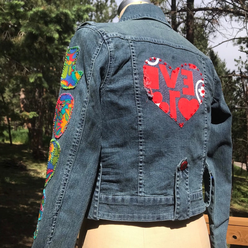 Blue Jean Applique - Etsy