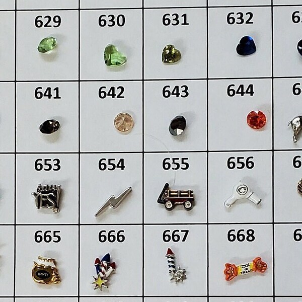 Origami Owl Charms - Etsy