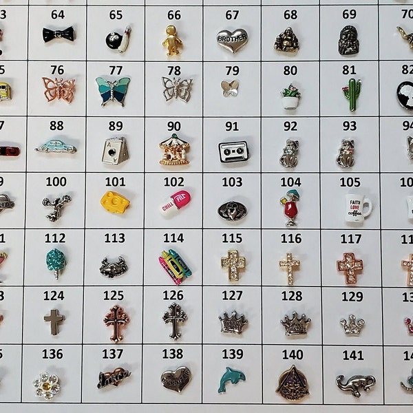 Origami Owl Charms - Etsy