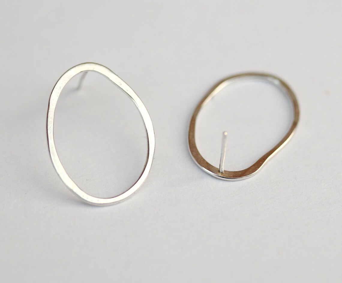 Sterling Silver Textured Rope Hoops | Etsy