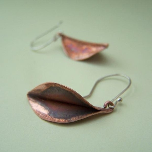 Fold Form Earrings - Etsy