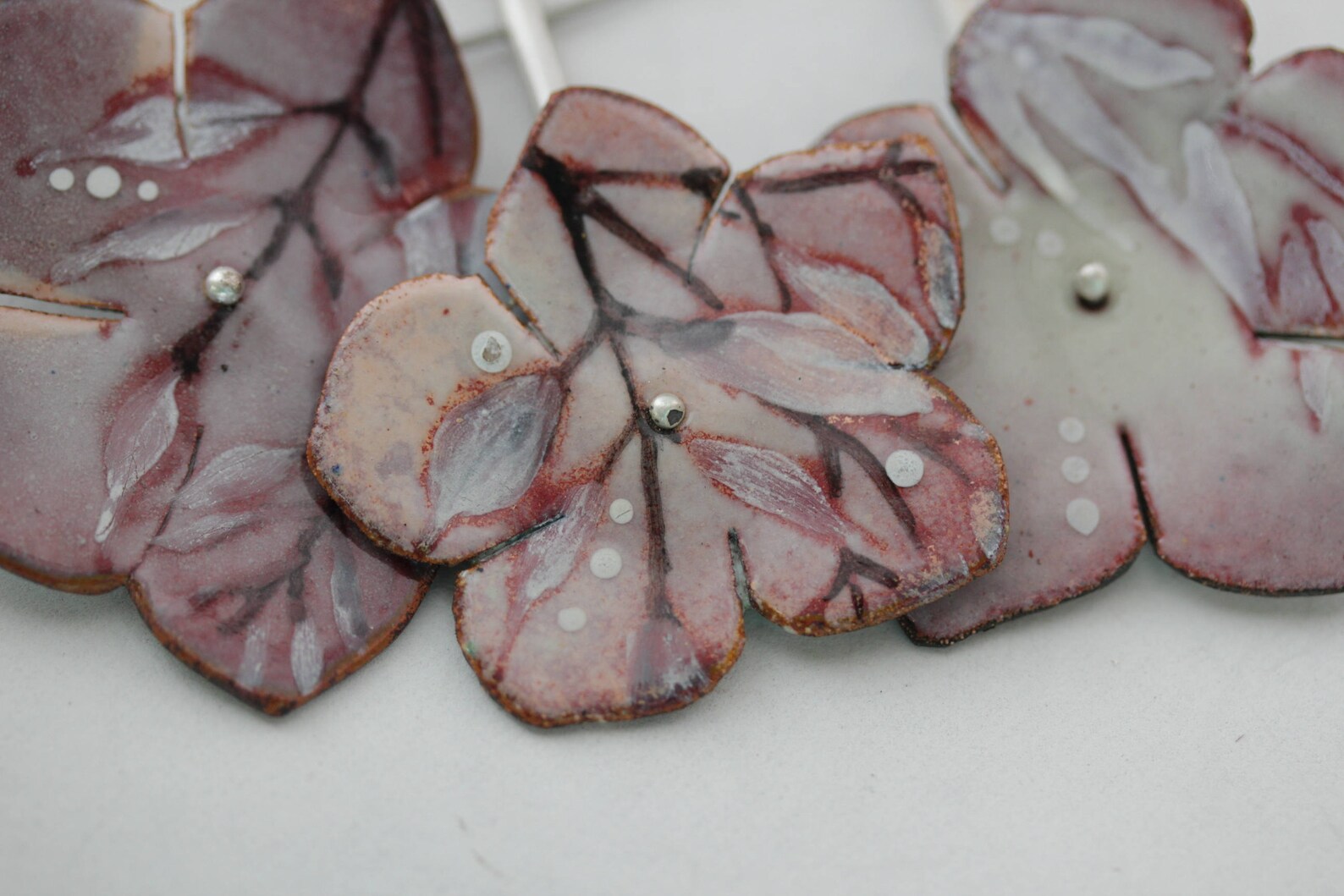 Spring Flower Enamel Pendant - Etsy