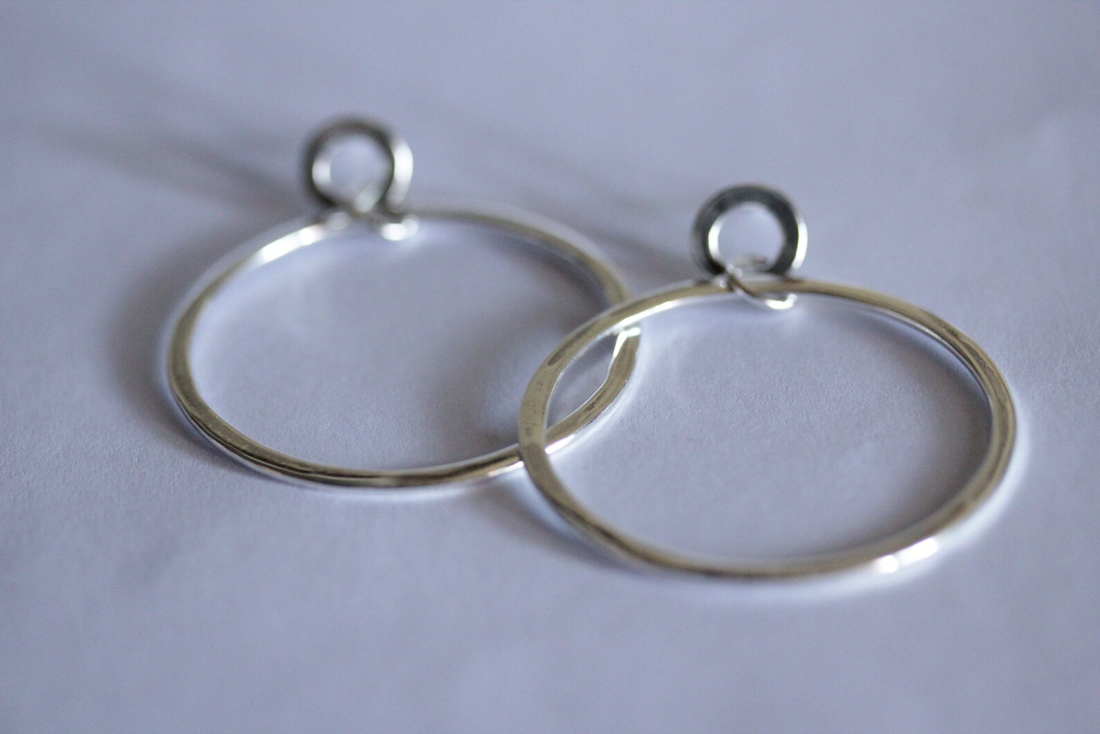 Sterling Silver Textured Rope Hoops | Etsy