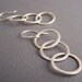 Sterling Silver Three Circles Hoop Earrings - Etsy