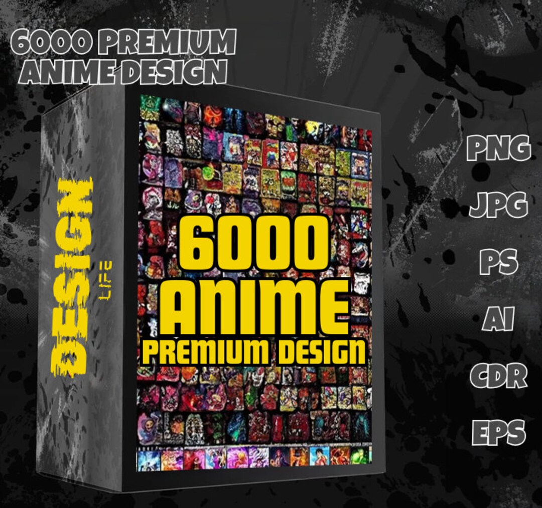 Mega Design Bundle: 50,000 Designs, Anime, Streetwear, Anime Vector ...