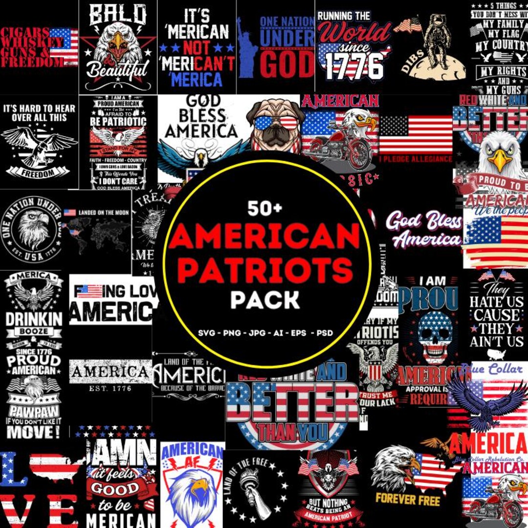 American Patriots Bundle, Military Bundle Png, Veteran USA Military ...