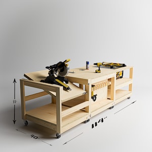 Dewalt Workbench Plans - Miter Saw Station - Digital Build Plans ...