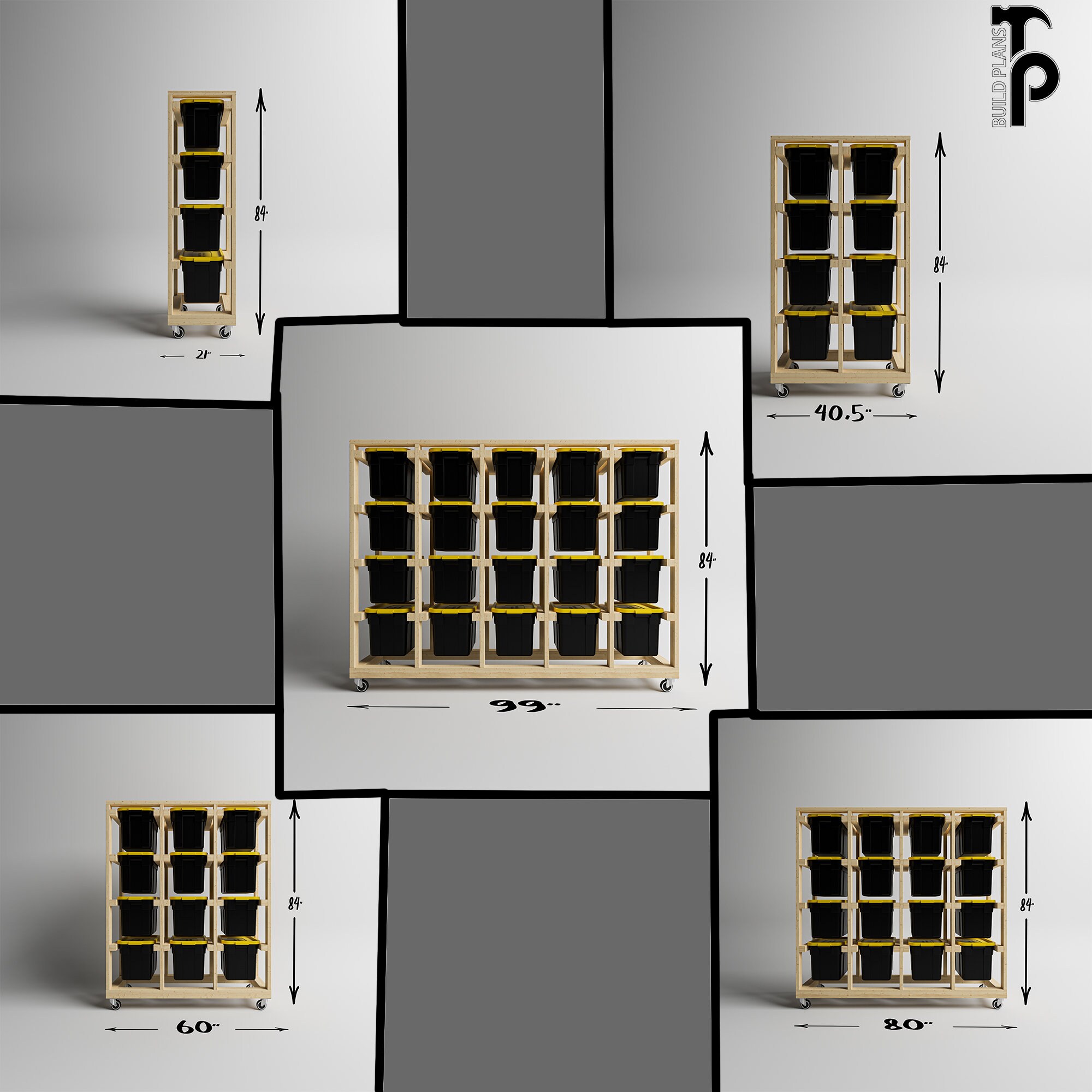 Complete Garage Storage Solutions Kit: Shelving, Bins, and Rack Systems ...