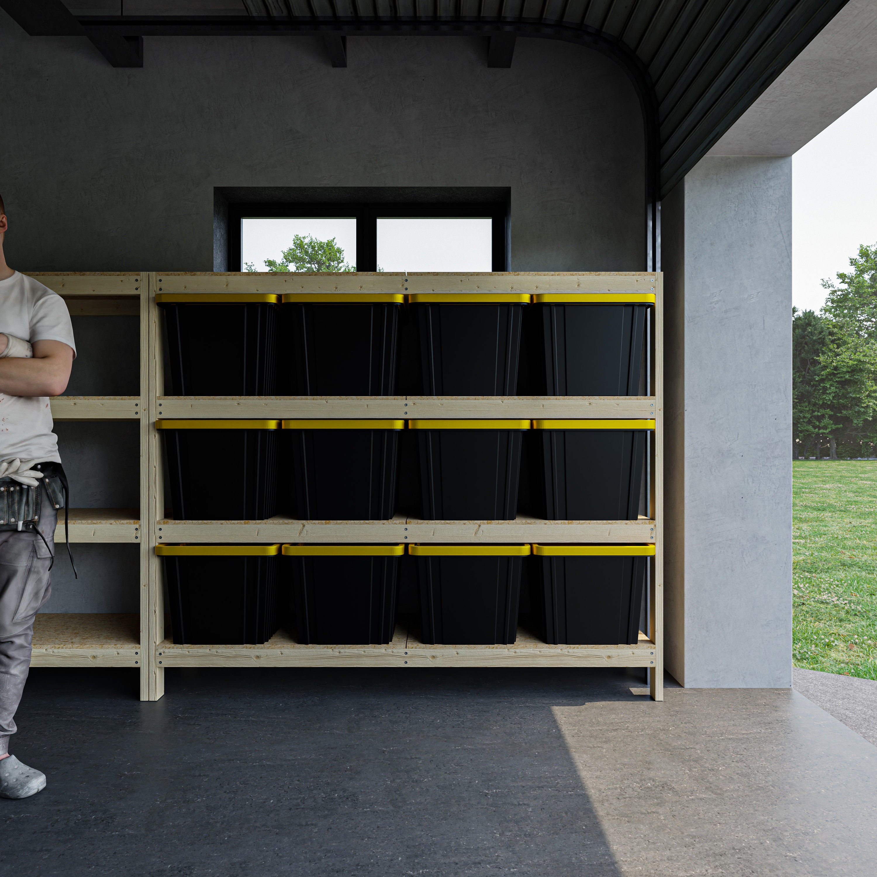 Tote Storage Storage Bin Plans 27 GAL 82,75x99,2 Digital Build Plans - Etsy