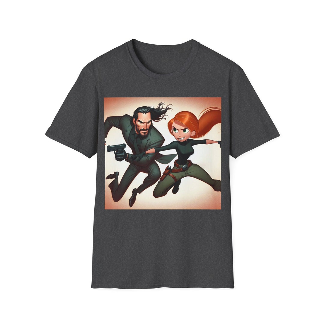John Wick and Kim Possible Tshirt. Disney Shirt. Birthday Gift. John ...