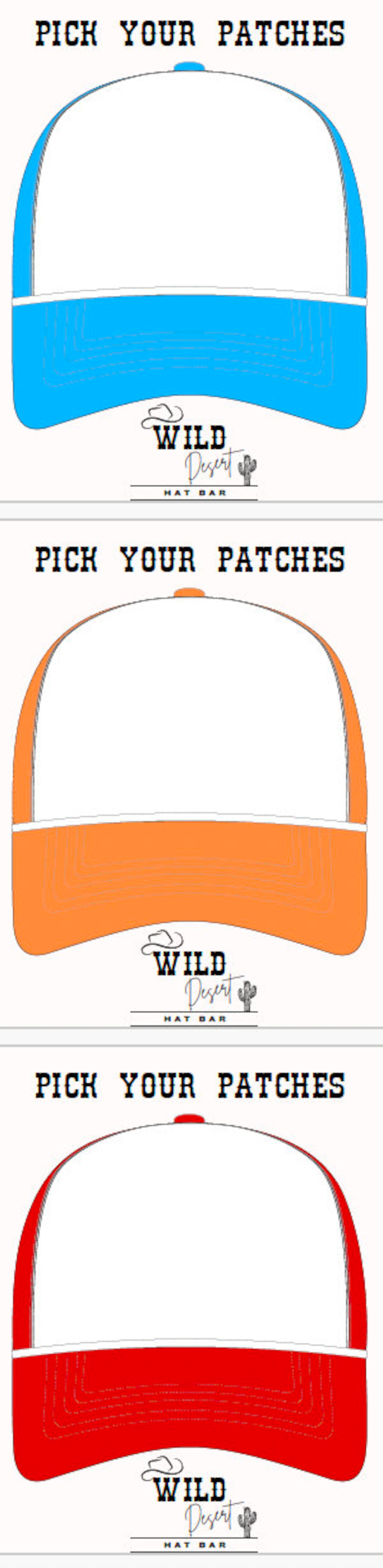 Trucker Hat Template- Editable Canva - Etsy