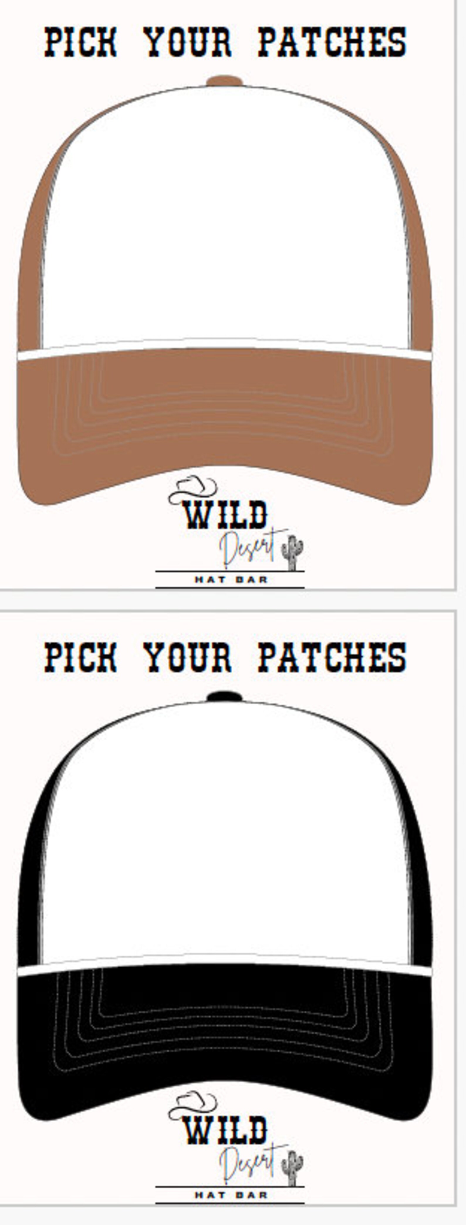 Trucker Hat Template- Editable Canva - Etsy