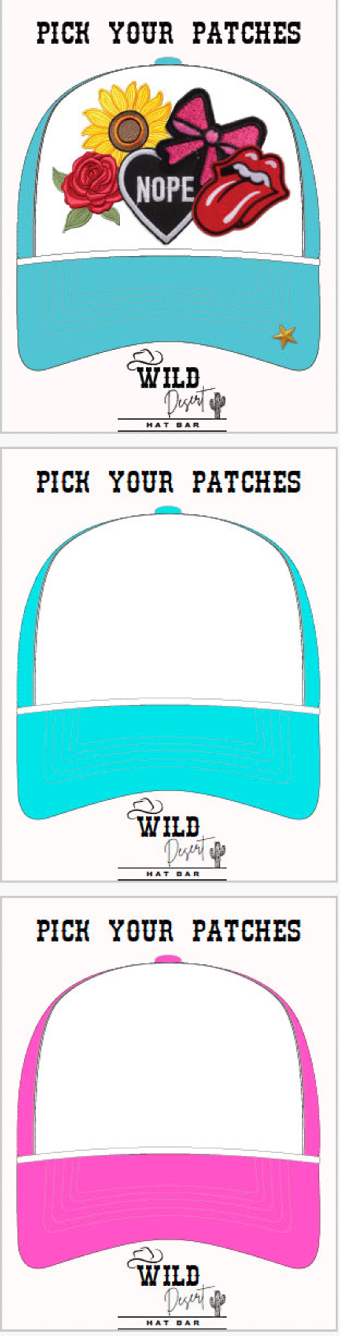 Trucker Hat Template- Editable Canva - Etsy