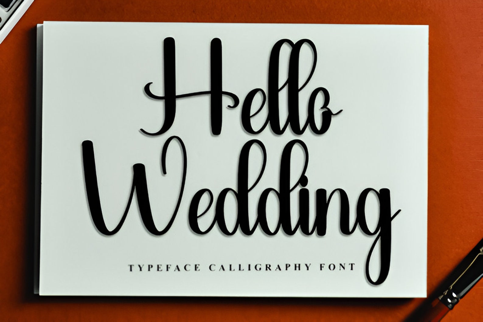 Vintage Calligraphy Font Digital Download, Elegant Script Typeface ...